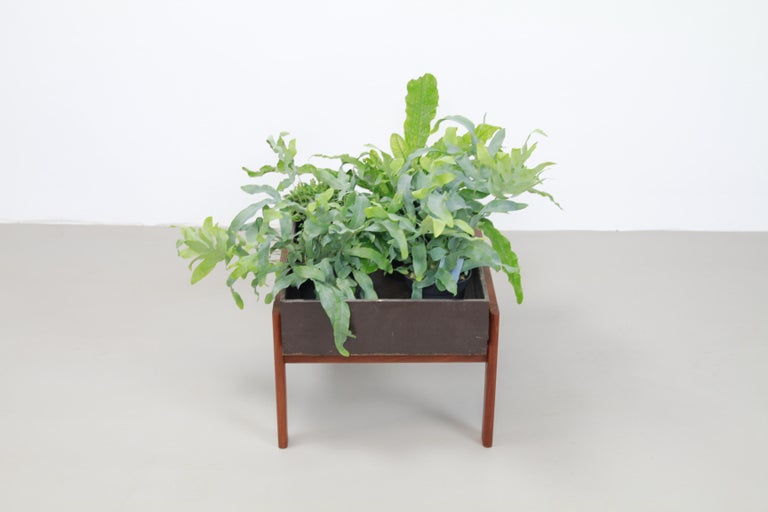 Mid-Century Modern Danish Planter in Teak, 1960 at 1stDibs