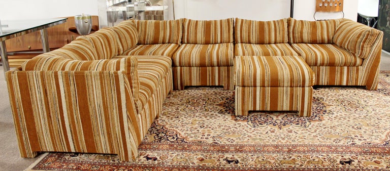 Mid-Century Modern Danish Selig Monroe 6 Pc Modular Sofa Sectional ...