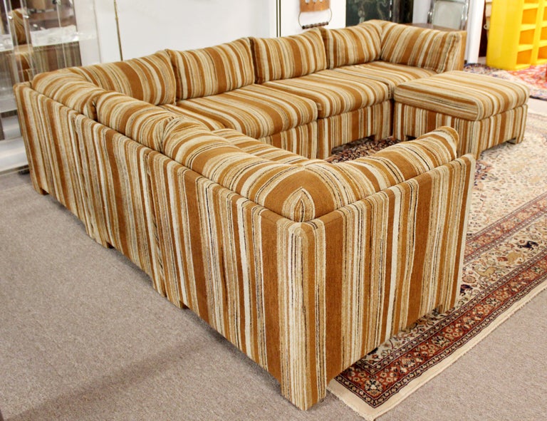 Mid-Century Modern Danish Selig Monroe 6 Pc Modular Sofa Sectional ...
