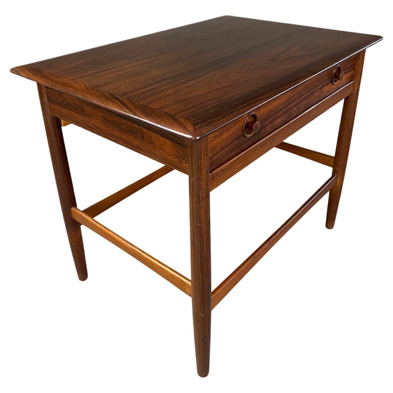 Mid-Century Modern Danish Side / Knitting Table For Sale at 1stDibs