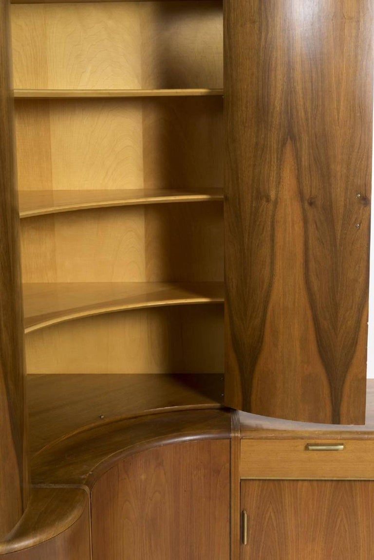 Mid-Century Modern Danish Teak Desk Corner Storage Unit For Sale at ...