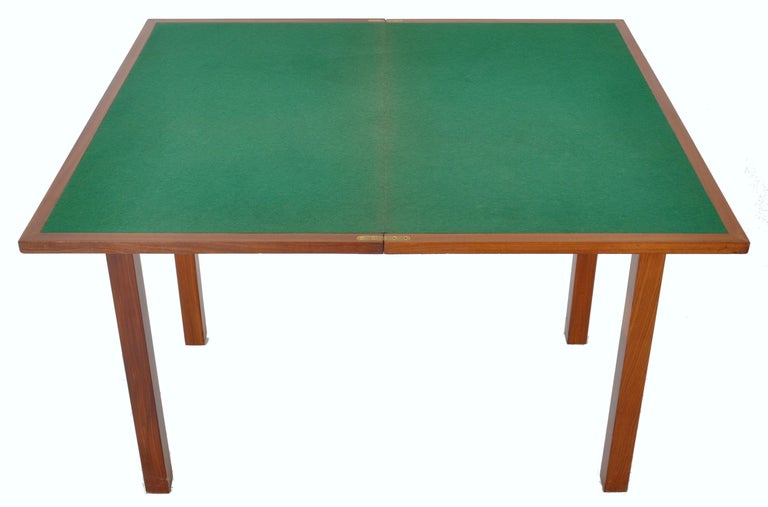 Mid-Century Modern Danish Teak Games Card Table, 1960s at 1stDibs | mid ...