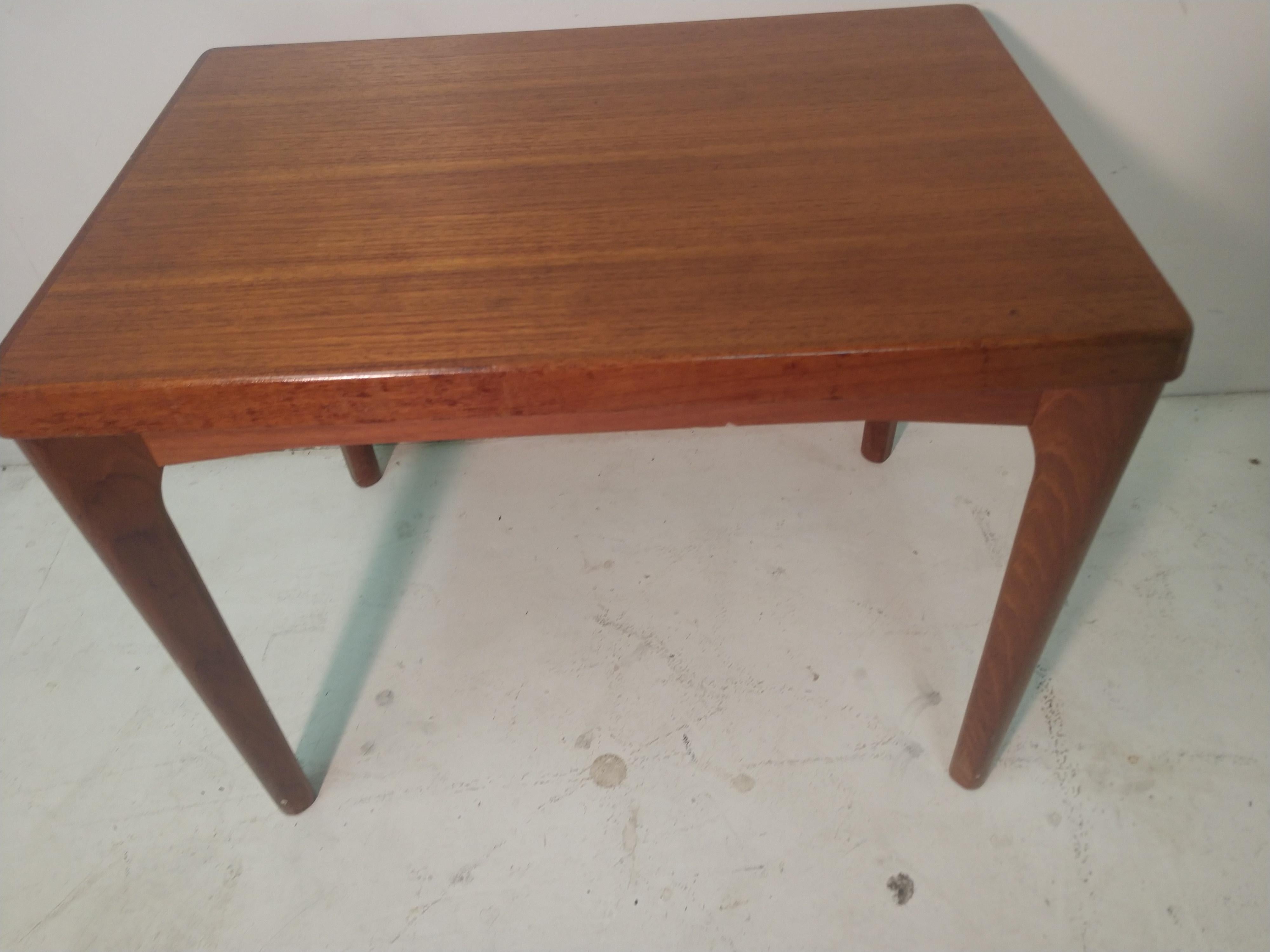 Mid-Century Modern Danish Teak Side or End Table For Sale at 1stDibs ...
