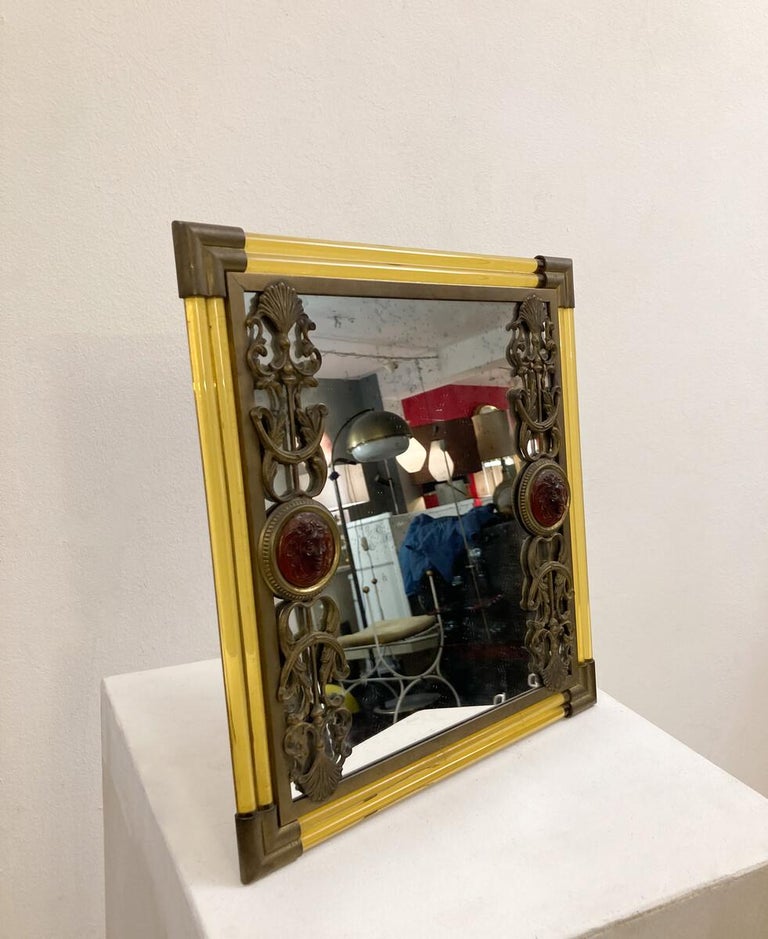 Mid-Century Modern Desk Mirror, Italy, 1970s For Sale at 1stDibs