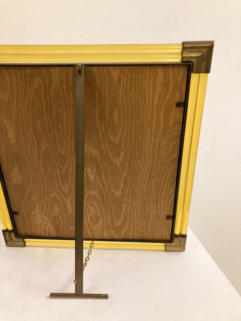 Mid-Century Modern Desk Mirror, Italy, 1970s For Sale at 1stDibs