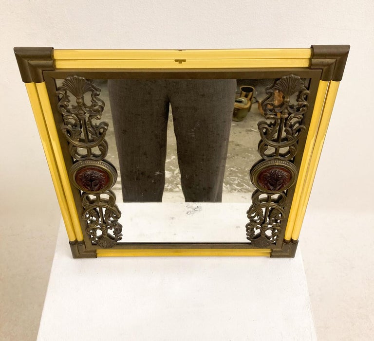 Mid-Century Modern Desk Mirror, Italy, 1970s For Sale at 1stDibs