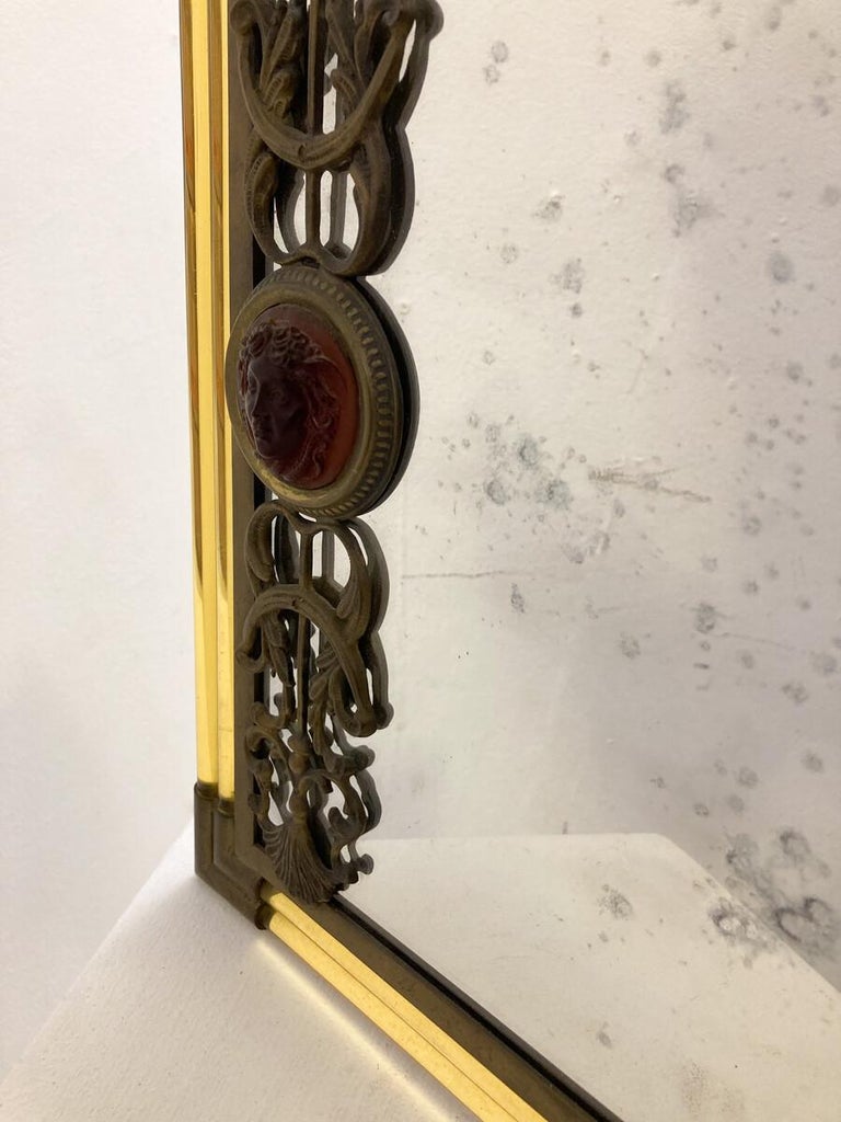Mid-Century Modern Desk Mirror, Italy, 1970s For Sale at 1stDibs