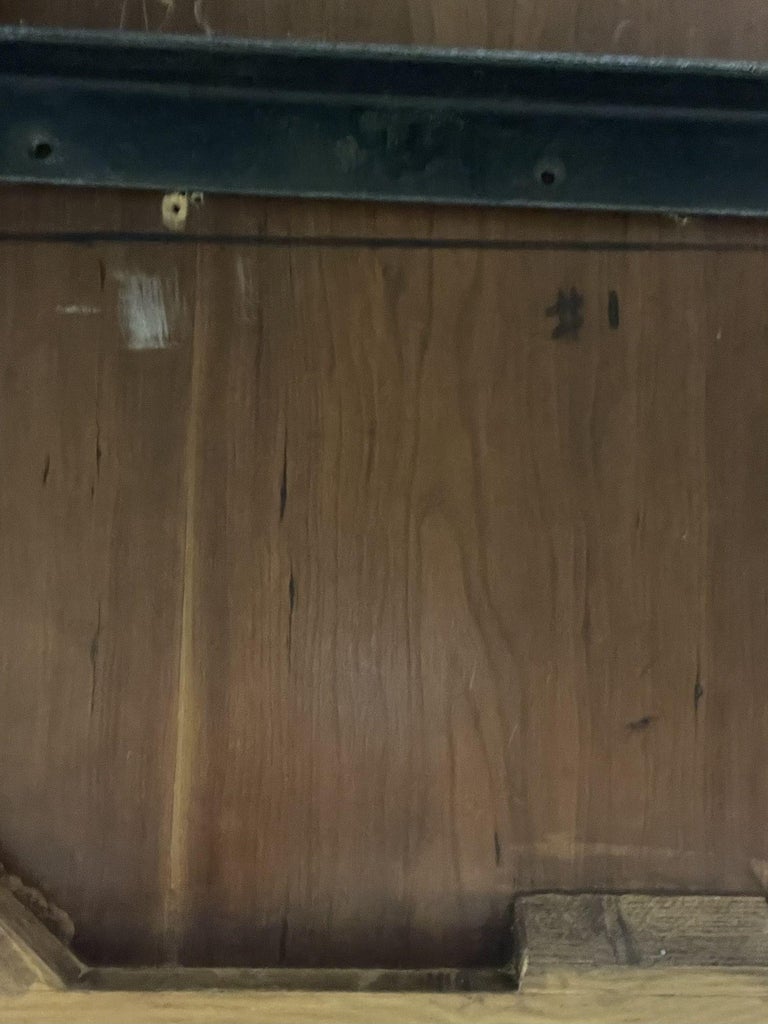 Mid-Century Modern Dining / Conference Table, Burl Wood, Chrome ...