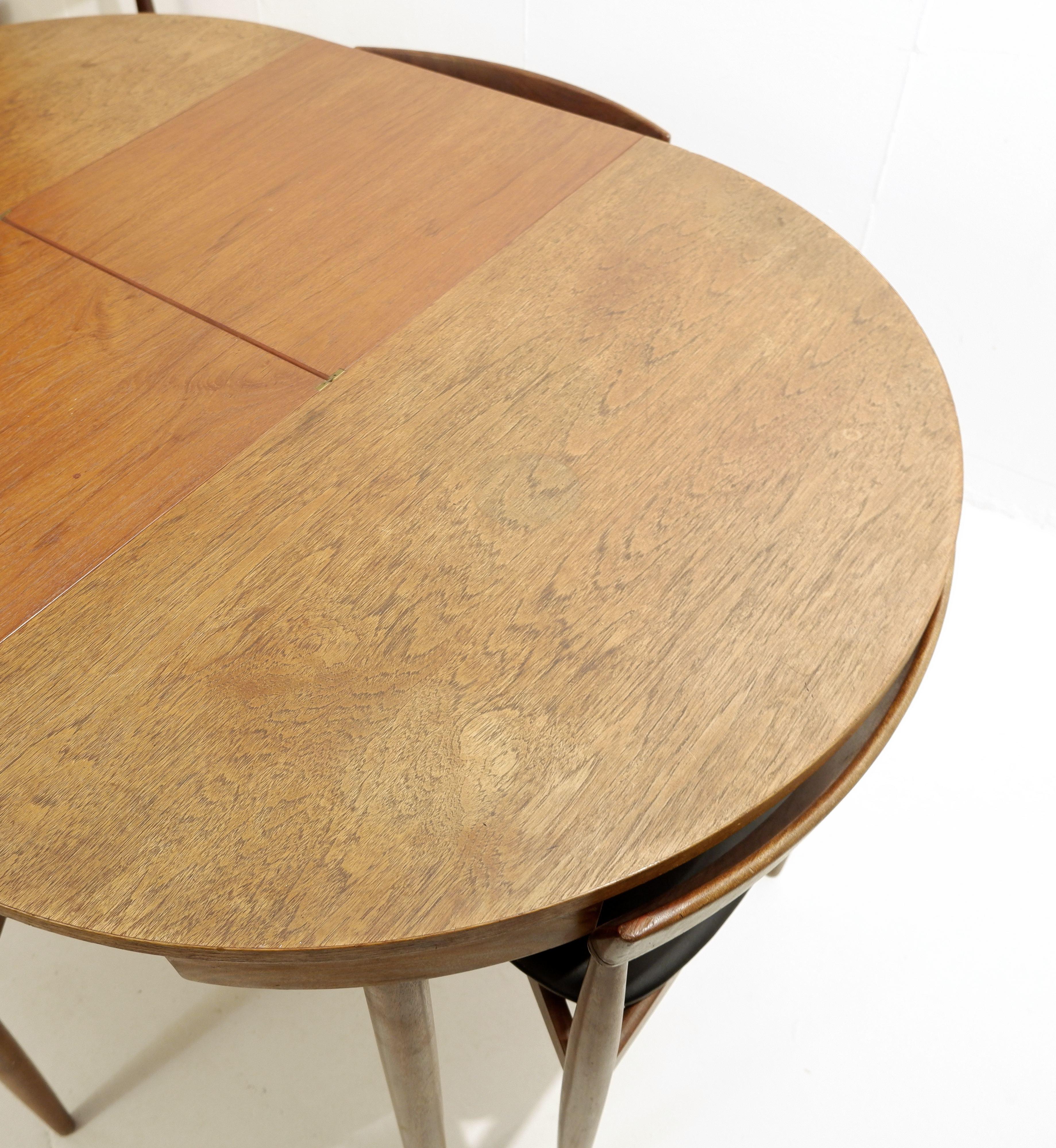 Mid-Century Modern Dining Set by Hans Olsen, Frem Røjle at 1stDibs