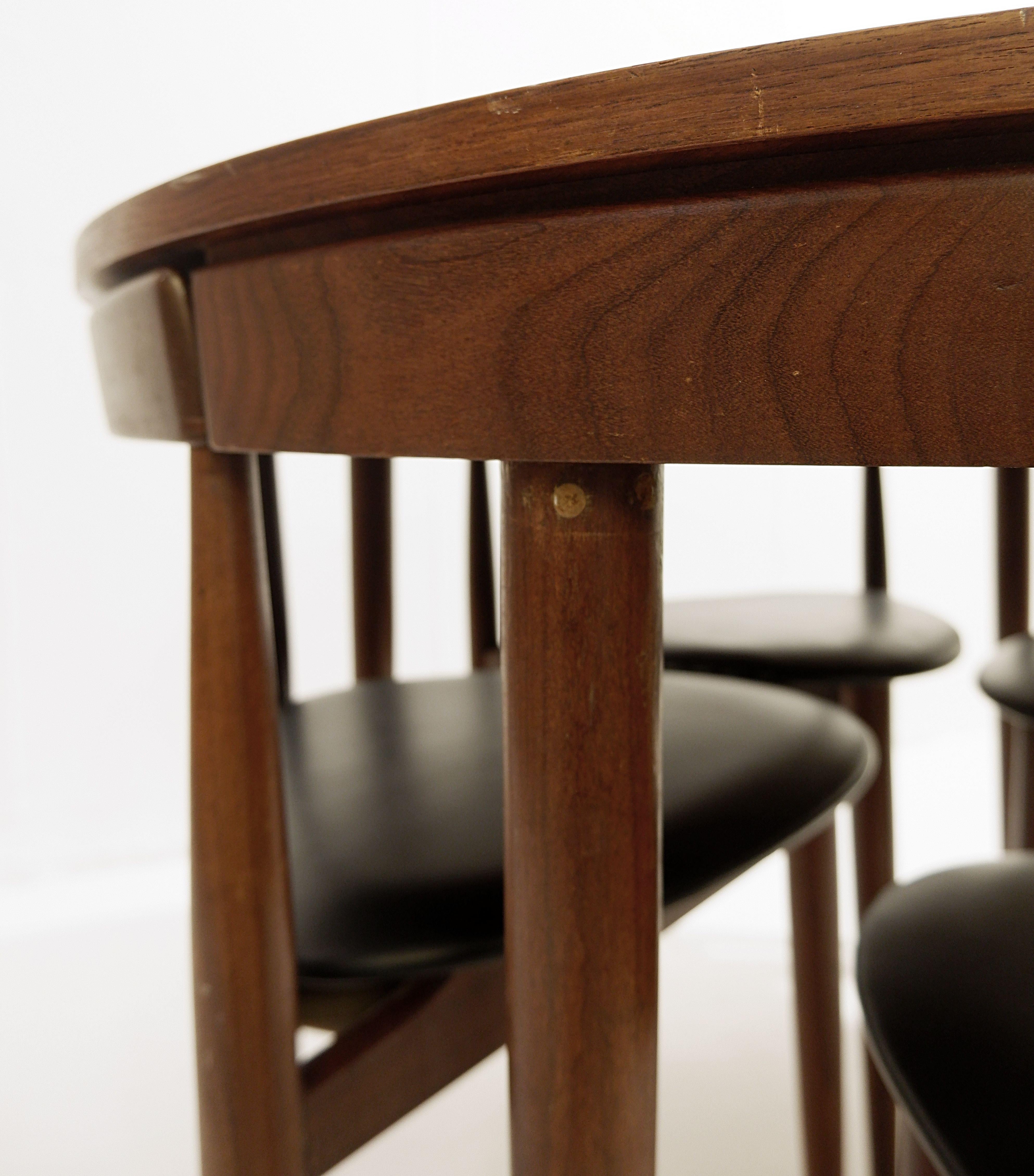 Mid-Century Modern Dining Set by Hans Olsen, Frem Røjle at 1stDibs