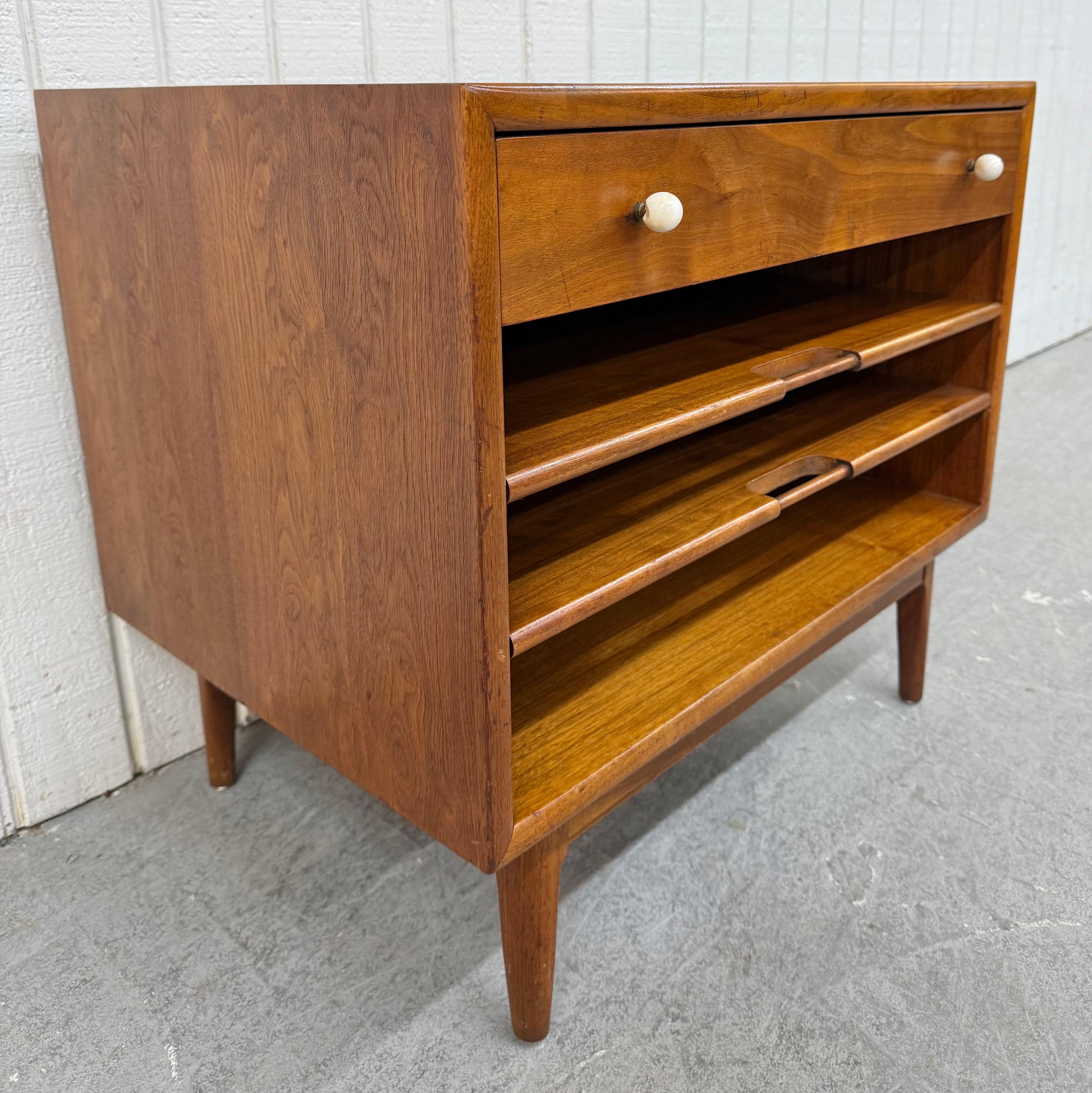 Mid-Century Modern Drexel Declaration Walnut Magazine Cabinet For Sale ...