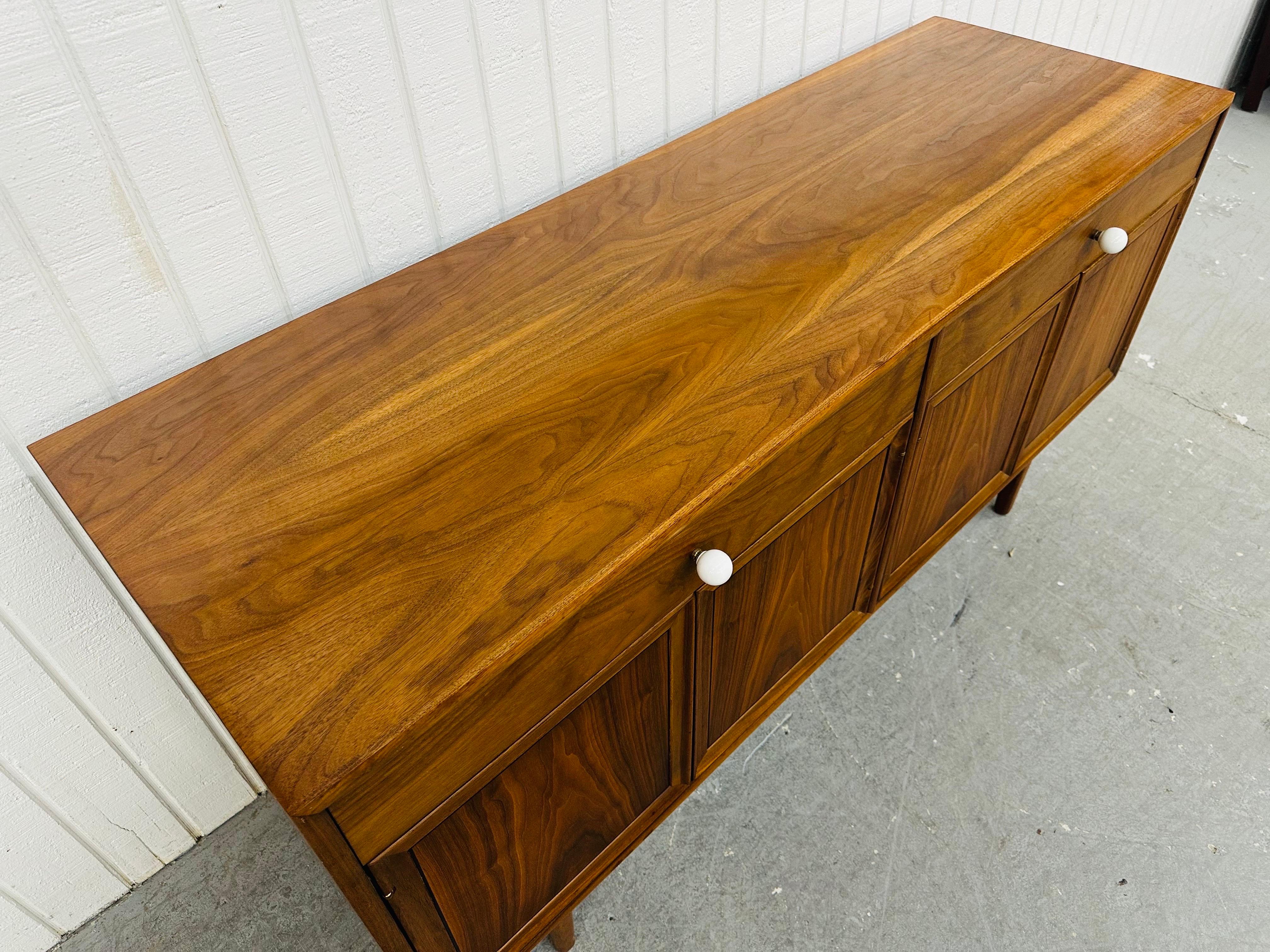Mid-Century Modern Drexel Declaration Walnut Sideboard For Sale at 1stDibs