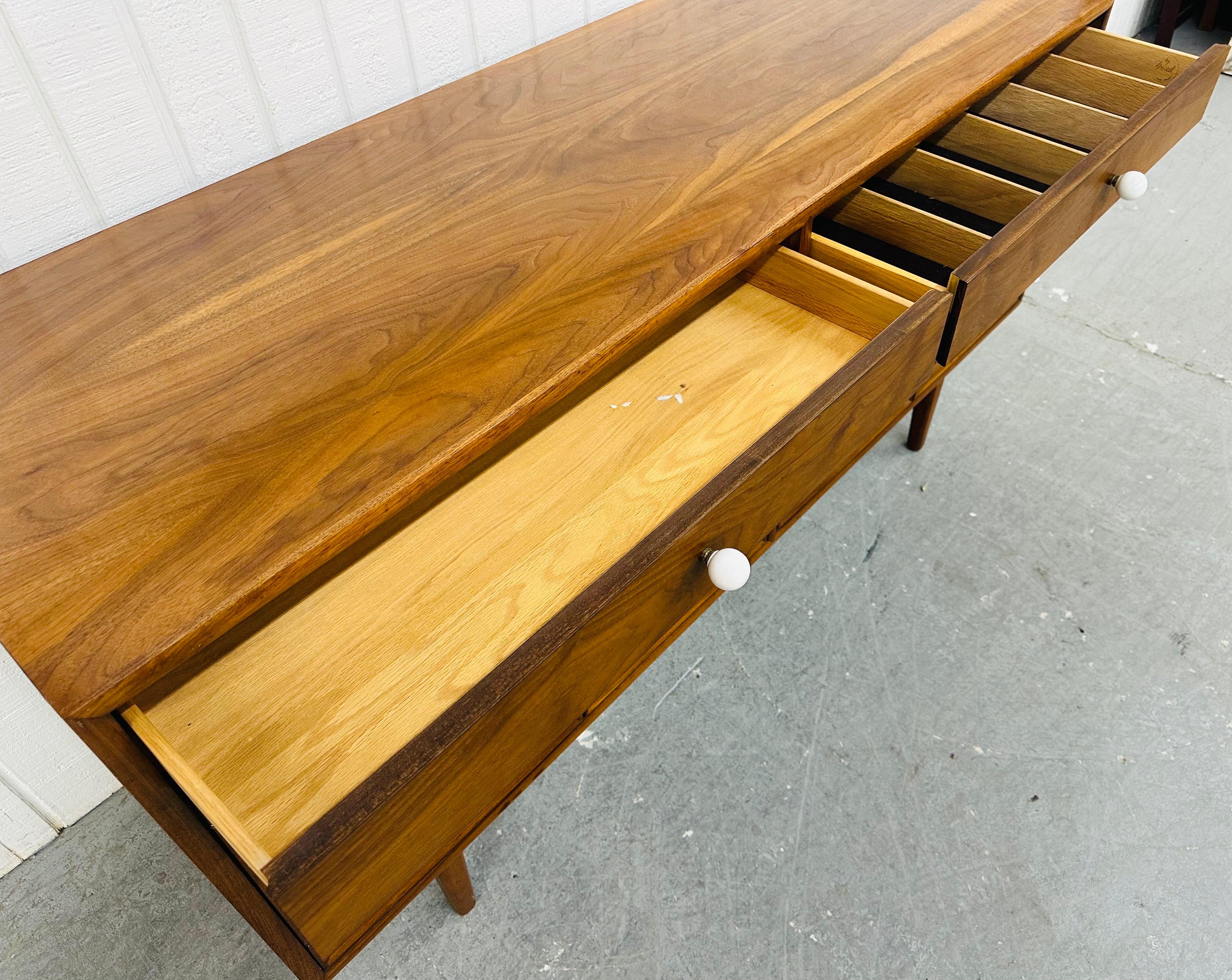 Mid-Century Modern Drexel Declaration Walnut Sideboard For Sale at 1stDibs