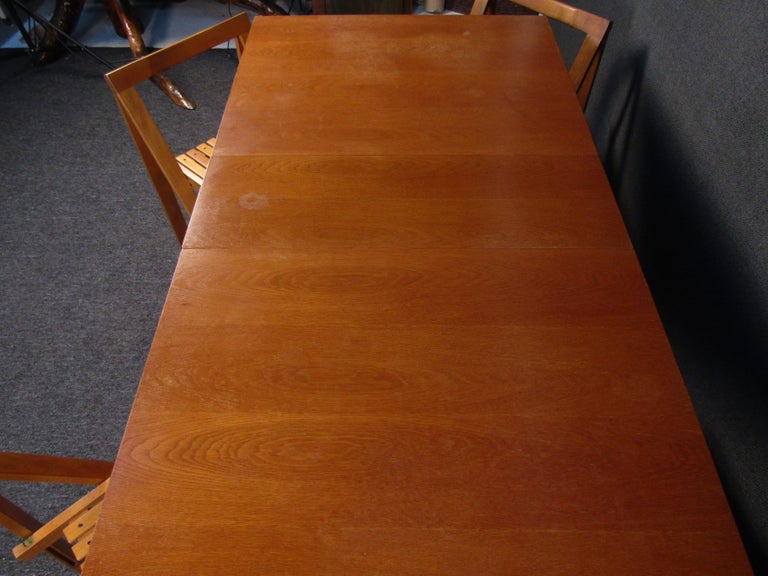 Mid-Century Modern Drop Leaf Dining Room Set at 1stDibs