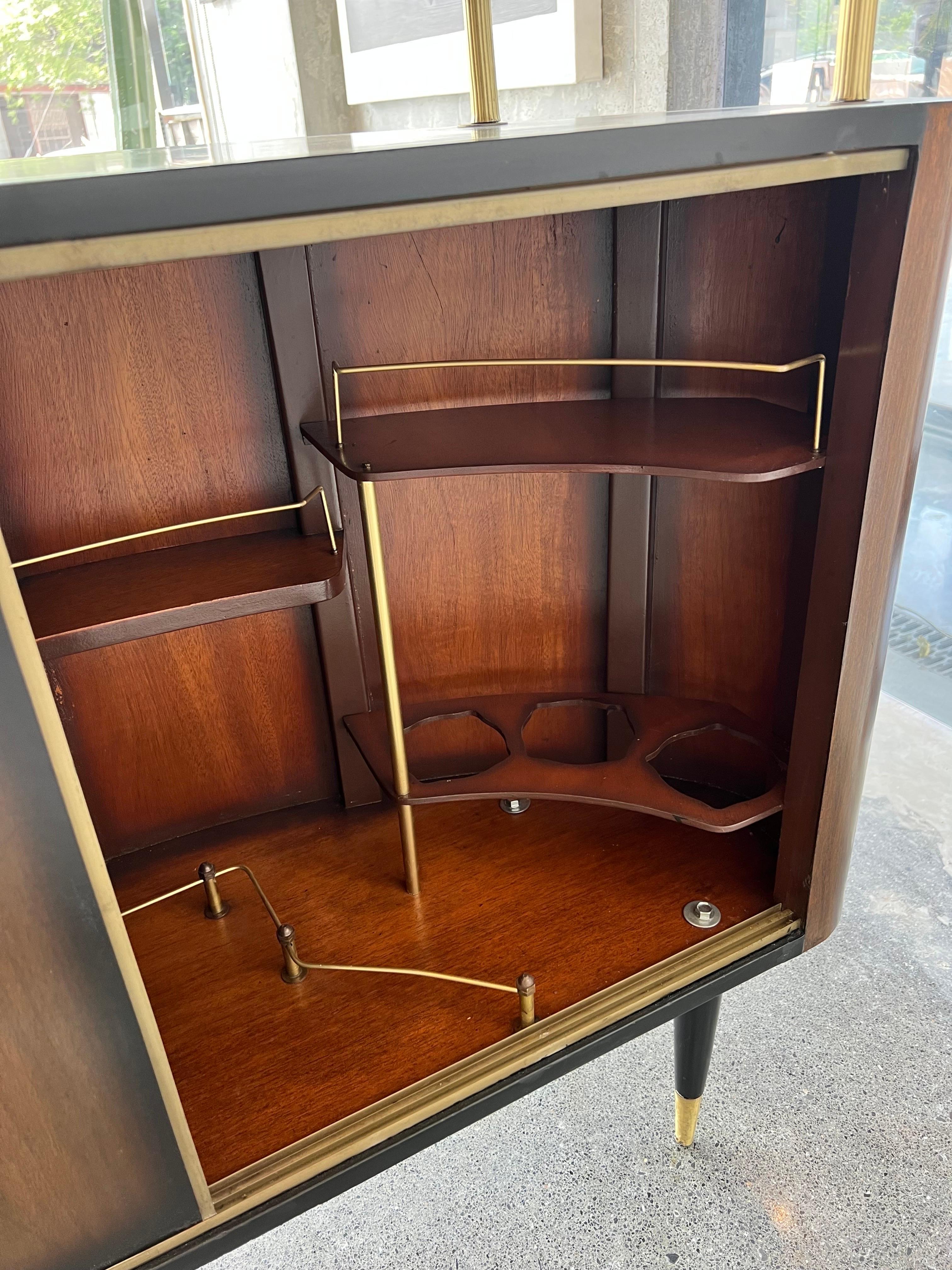 Mid-Century Modern Dry Bar at 1stDibs