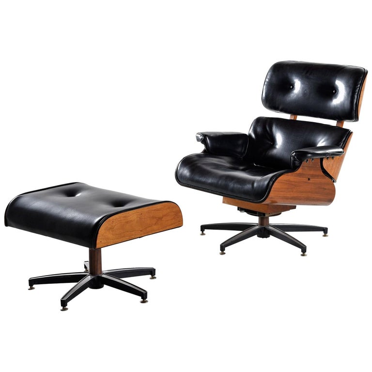 Mid-Century Modern Eames Style Recliner Made in Canada at 1stDibs
