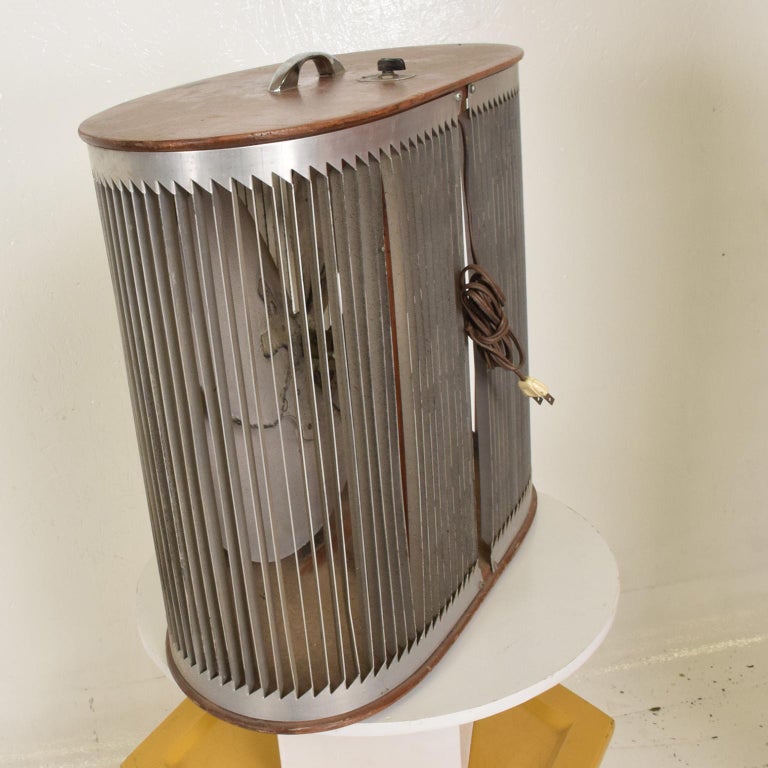 Mid-Century Modern Electric Fan Mathes Cooler Vintage Decorative at 1stDibs