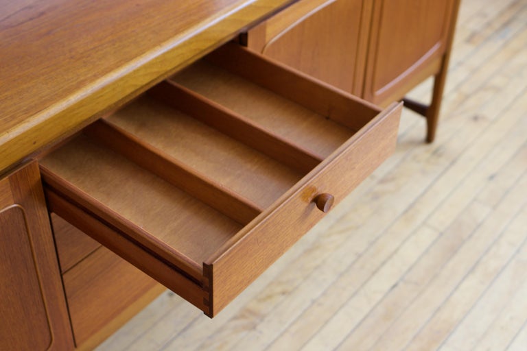 Mid-Century Modern Extra Long Nathan Credenza at 1stDibs | extra long ...