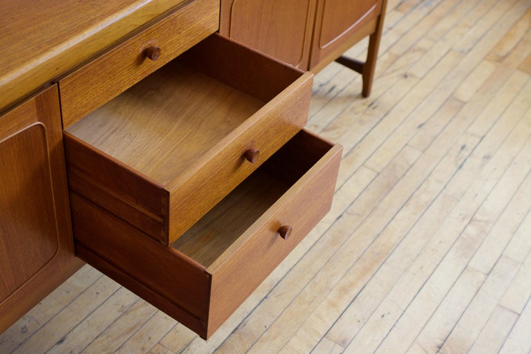 Mid-Century Modern Extra Long Nathan Credenza at 1stDibs | extra long ...