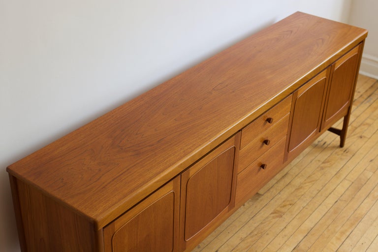 Mid-Century Modern Extra Long Nathan Credenza at 1stDibs | extra long ...