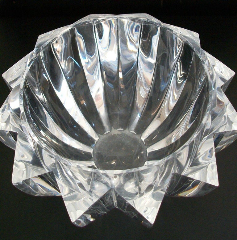 Mid-Century Modern Faceted Lucite Bowl, Unsigned, United States, Circa ...