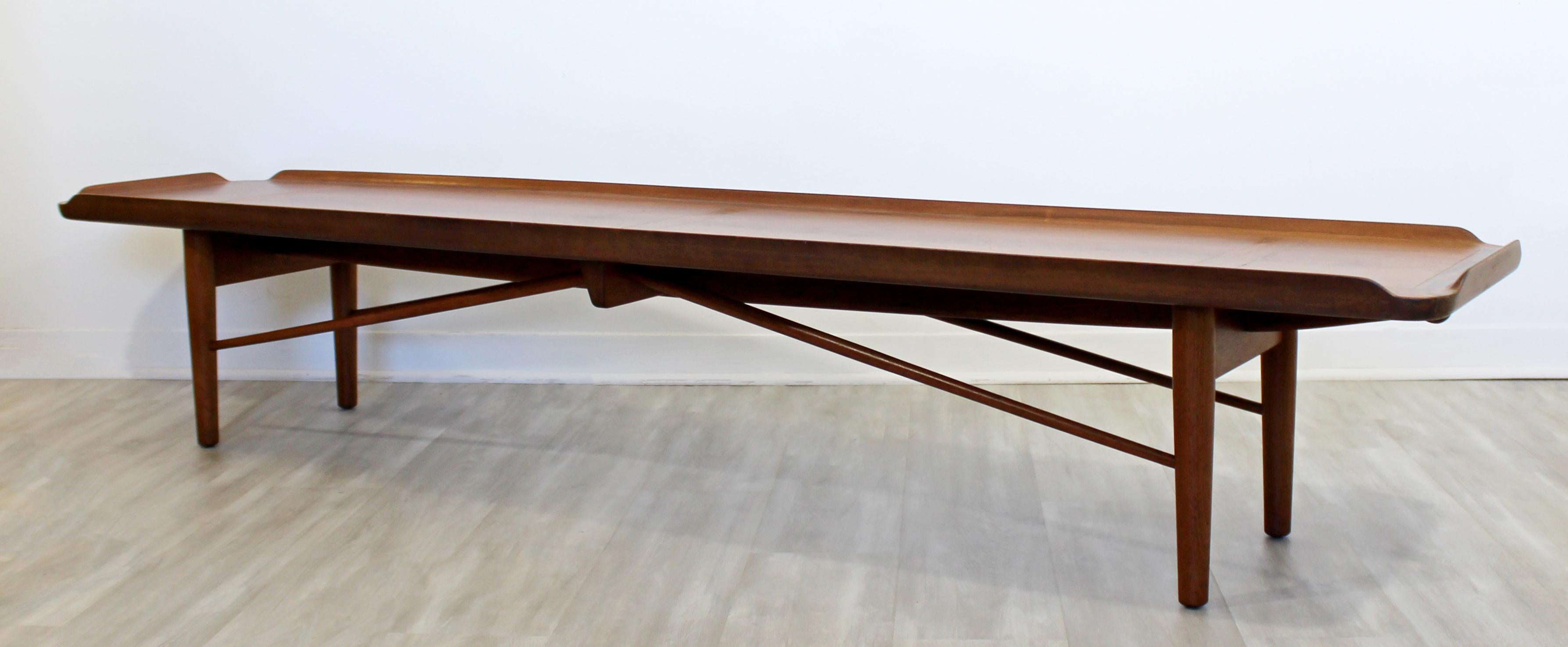Mid-Century Modern Finn Juhl for Baker Model 406 Coffee Table Bench ...