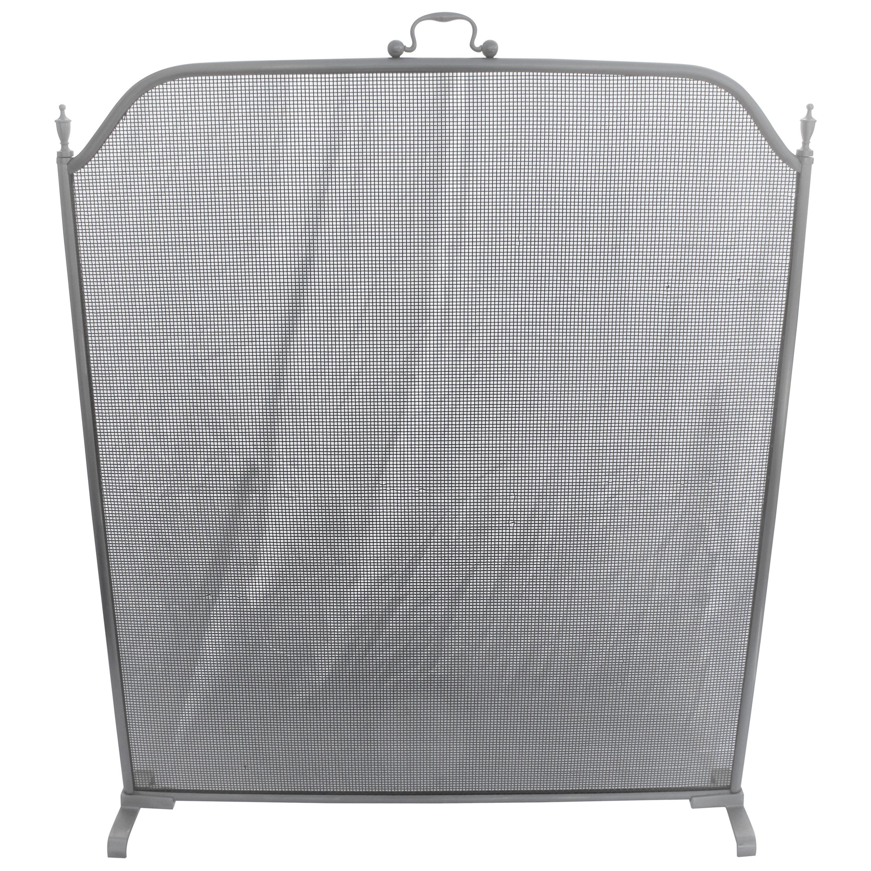 Modern Fire Place Screen in a Gilt Finish at 1stDibs