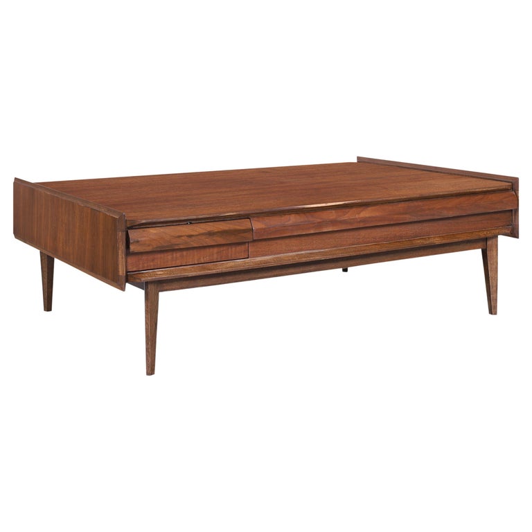 Mid-Century Modern "First Edition" Walnut Coffee Table by Lane For Sale ...