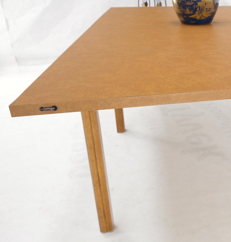 Mid-Century Modern Flip Top Square Melamine Kitchen Dining Game Table ...