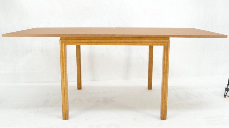Mid-Century Modern Flip Top Square Melamine Kitchen Dining Game Table ...