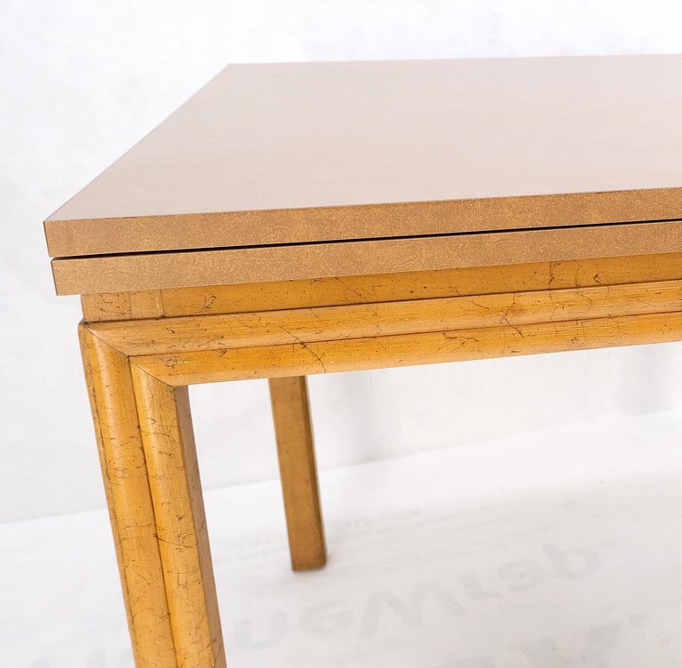 Mid-Century Modern Flip Top Square Melamine Kitchen Dining Game Table ...