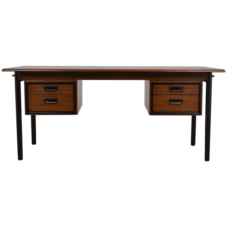 Mid-Century Modern Floating Desk at 1stDibs