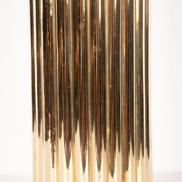 Mid-Century Modern Fluted Brass Vase For Sale at 1stDibs | mid century ...