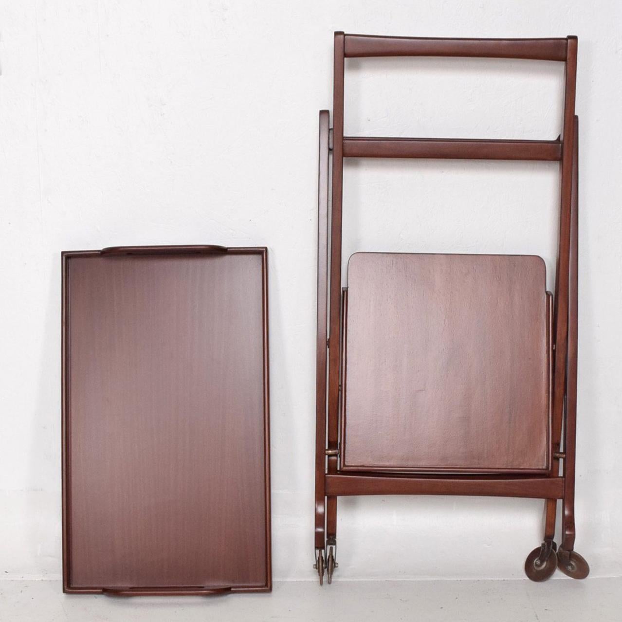 Mid-Century Modern Folding Service Cart at 1stDibs
