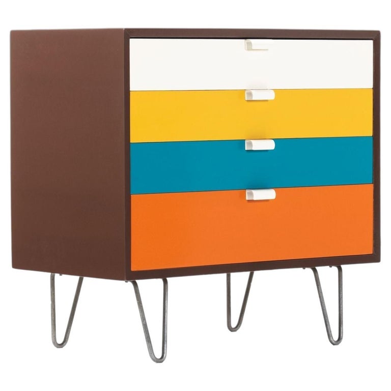 Mid-Century Modern Four ''4'' Drawer Chest Of Drawers by George Nelson ...