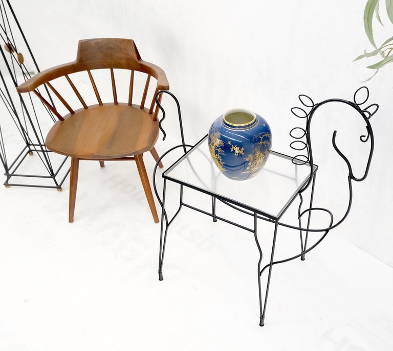 Mid-Century Modern Frederick Weinberg Wire Horse Bar Cart For Sale at ...