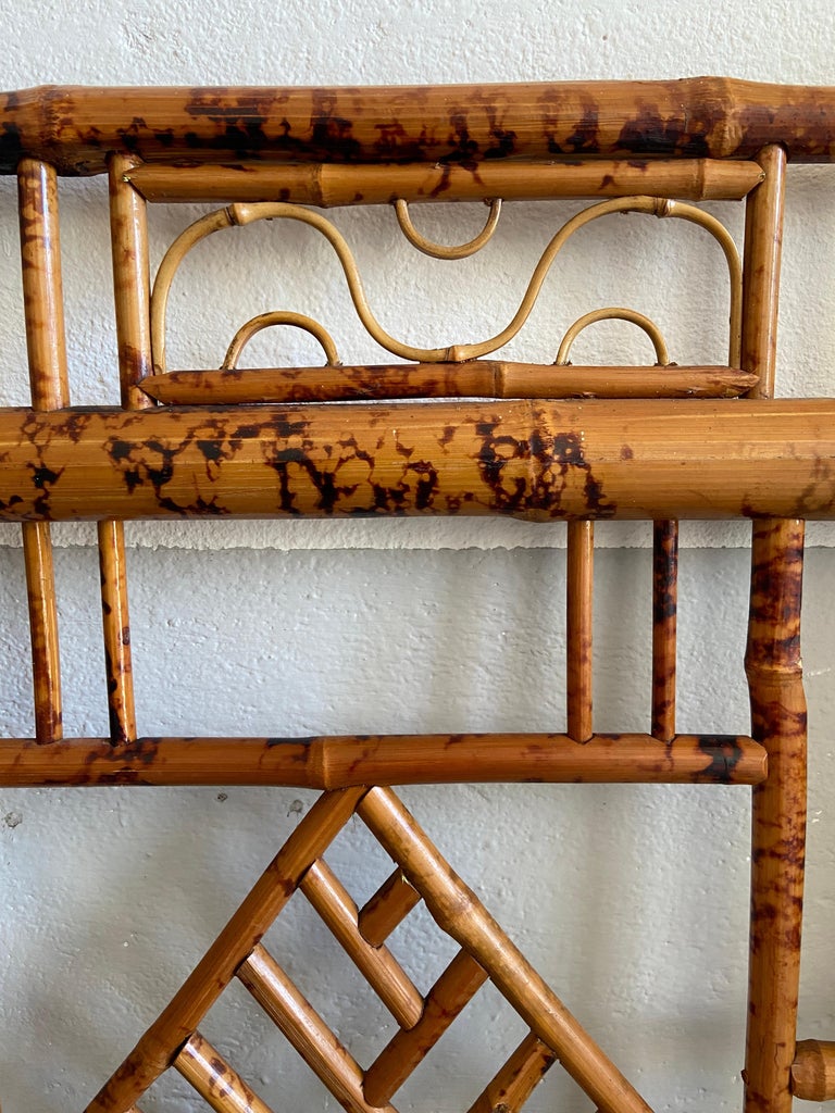 Mid-Century Modern French Bamboo Headboard, 1960s For Sale at 1stDibs