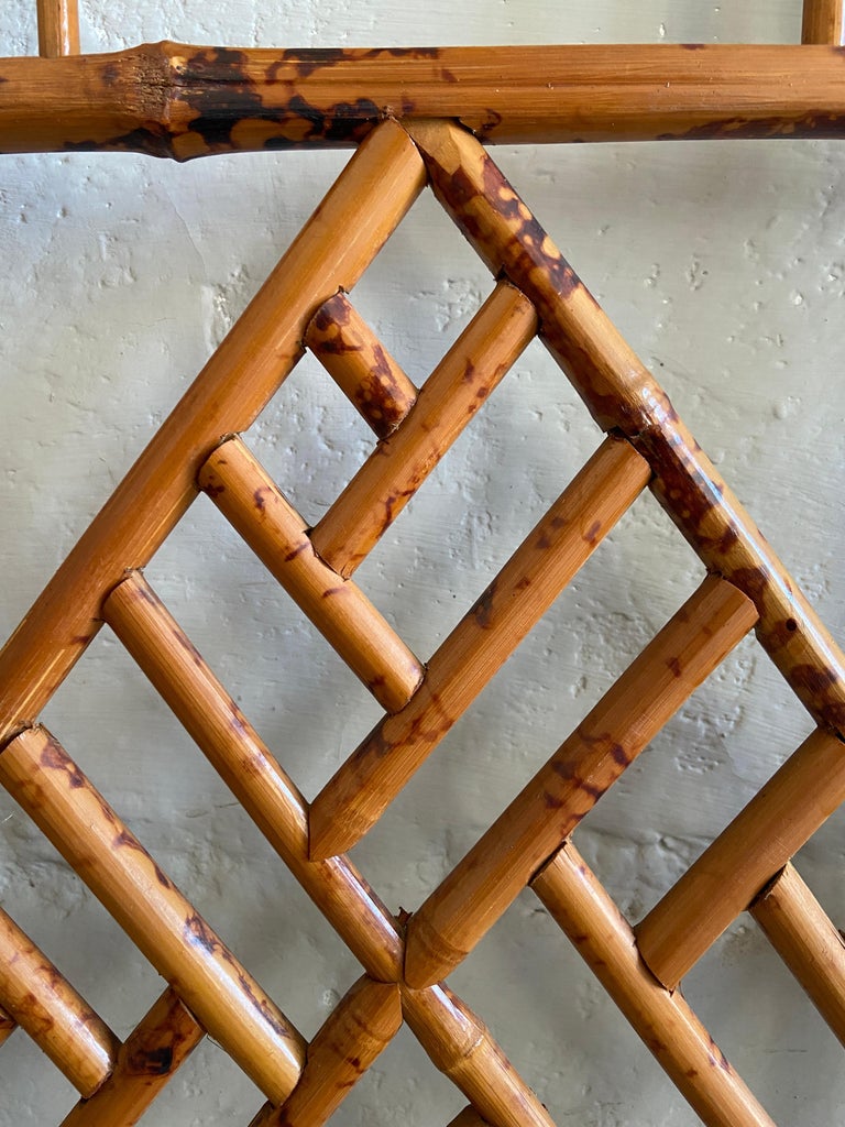 Mid-Century Modern French Bamboo Headboard, 1960s For Sale at 1stDibs