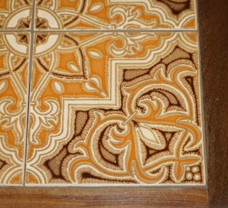 Mid-Century Modern G Plan Fresco Teak Tile Top Side End Nest of Tables ...