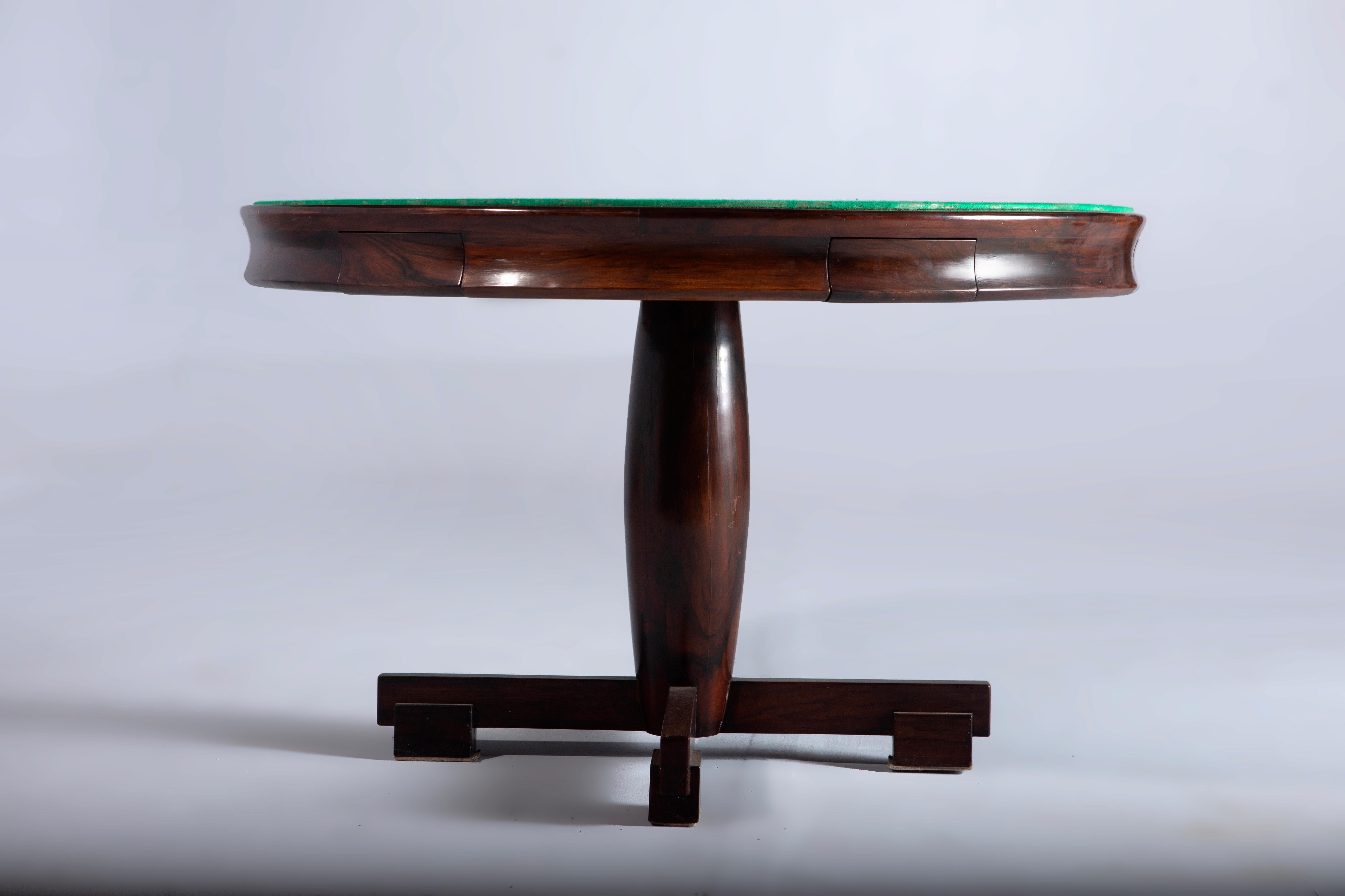 Mid-Century Modern Game Table with Reversible Top by Sergio Rodrigues ...