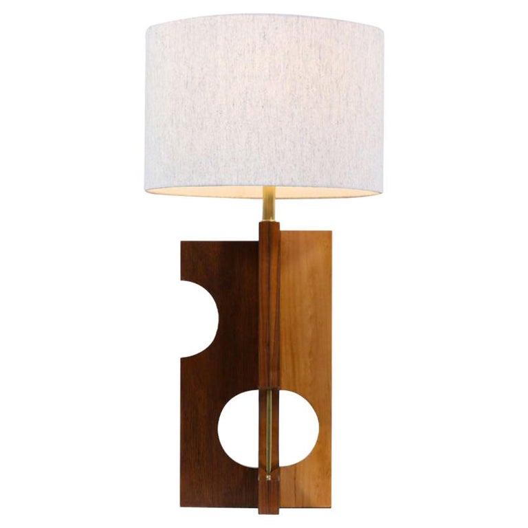 Mid-Century Modern Geometric Form Table Lamp at 1stDibs