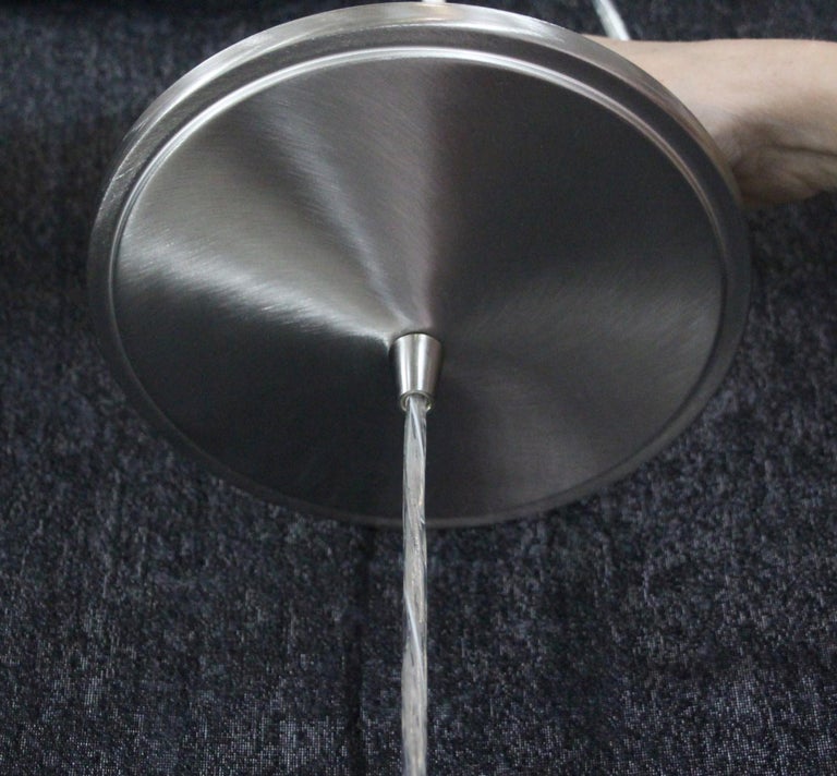 Mid-Century Modern Geometric Glass Pendant Light Sweden For Sale at 1stDibs