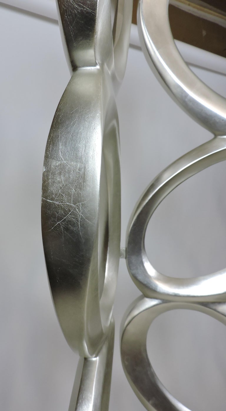 Mid-Century Modern Geometric Stacked Oval Screen or Room Divider at ...