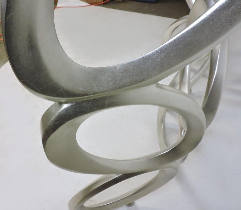 Mid-Century Modern Geometric Stacked Oval Screen or Room Divider at ...