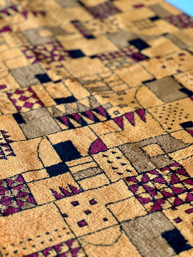 Mid-Century Modern Geometric Wall Hanging Tapestry, 1970 For Sale at ...