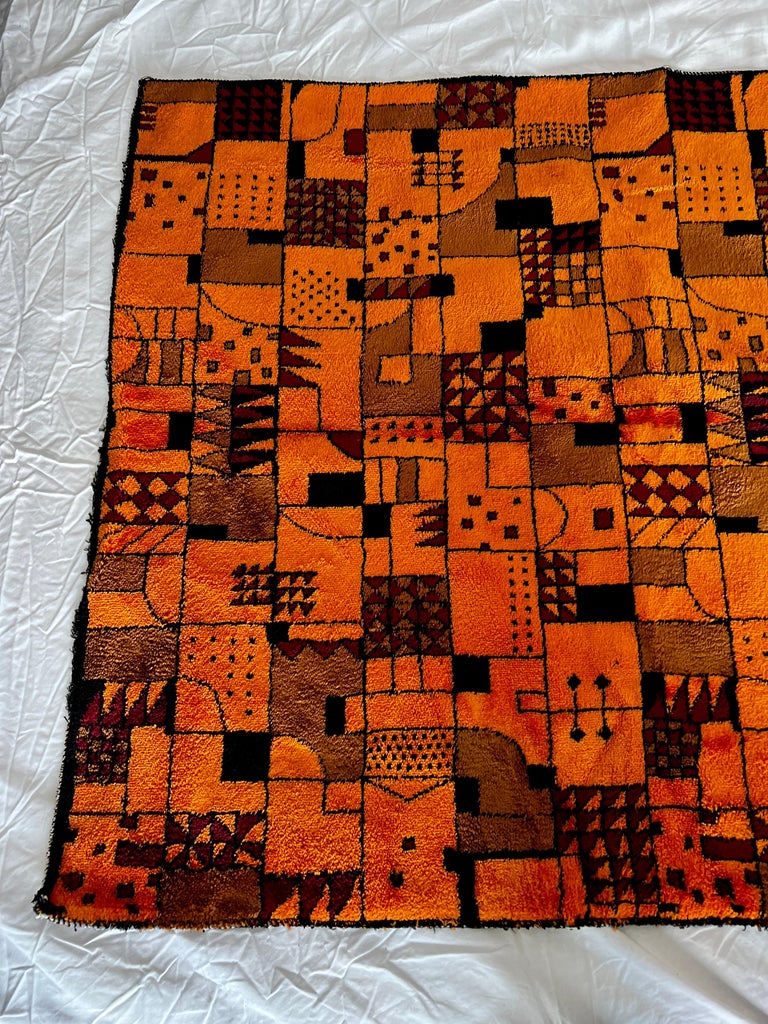 Mid-Century Modern Geometric Wall Hanging Tapestry, 1970 For Sale at ...