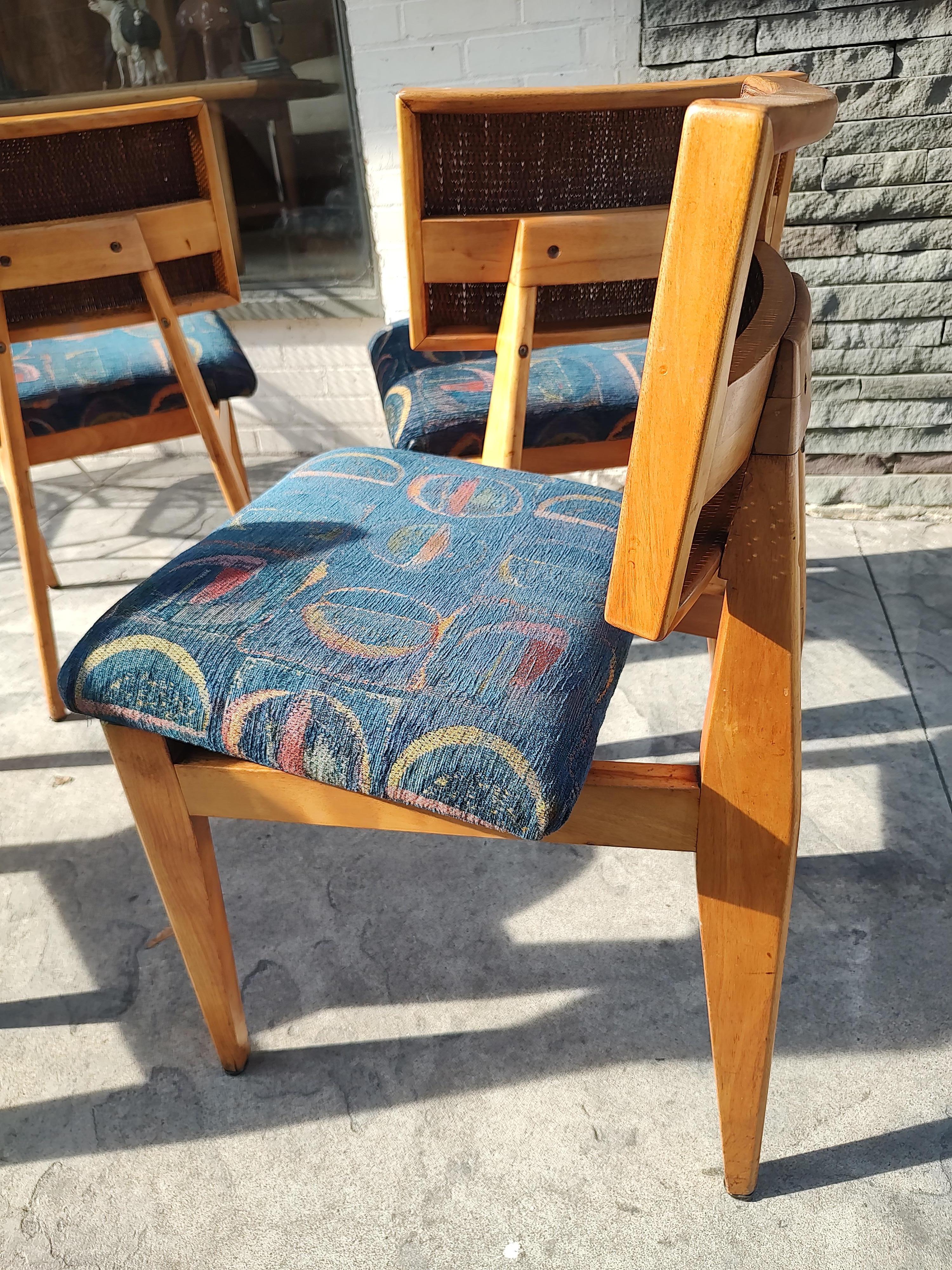 Mid Century Modern George Nelson for Herman Miller Dining Chairs in ...