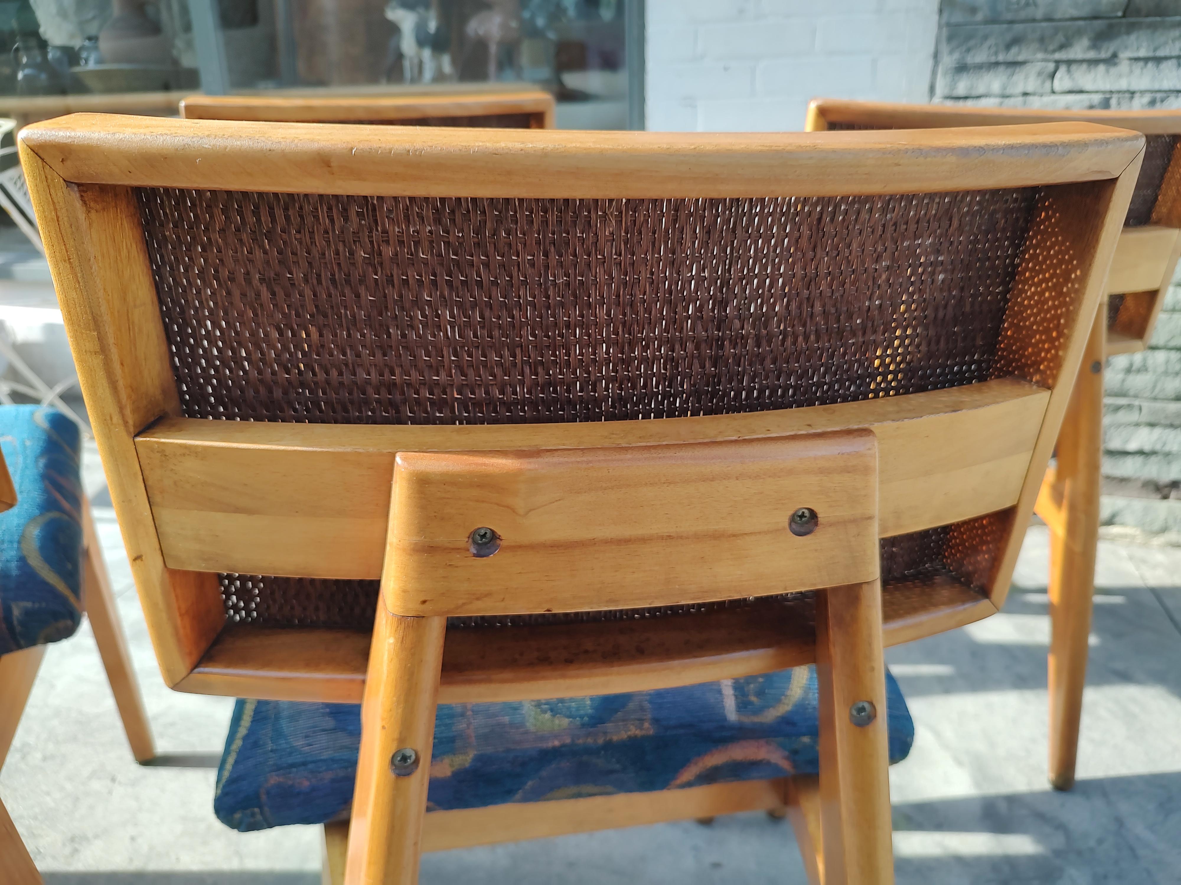 Mid Century Modern George Nelson for Herman Miller Dining Chairs in ...