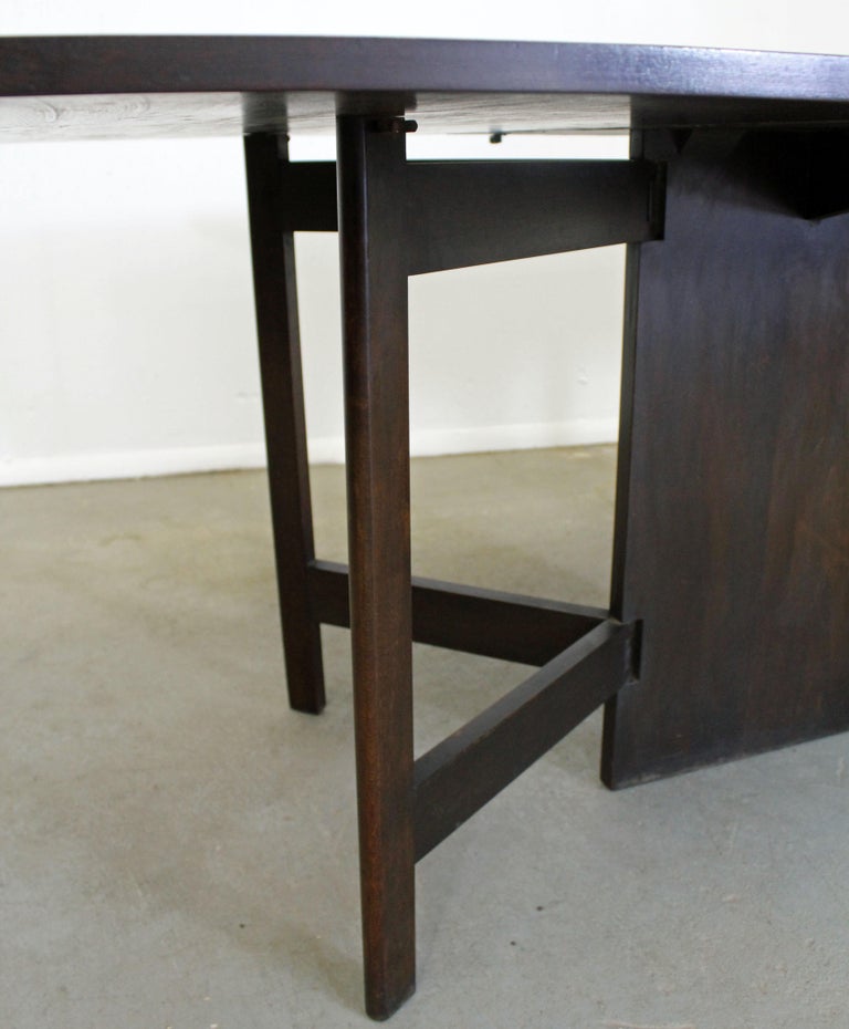 Mid-Century Modern George Nelson for Herman Miller Drop-Leaf Dining ...