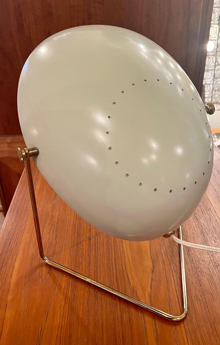 Mid-Century Modern Gerald Thurston Cricket Lamp with Diffuser for ...